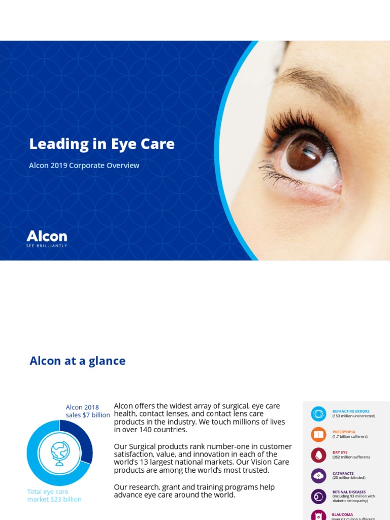 Alcon Corporate Overview - 2019 PDF | PDF