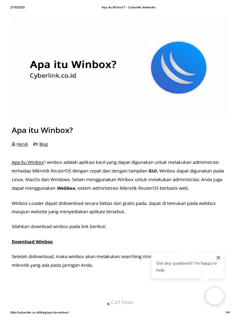 Apa Itu Winbox | PDF