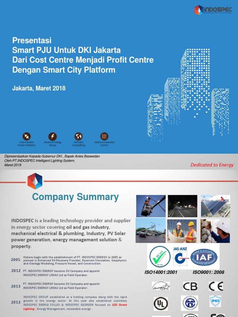 Smart PJU for Jakarta's Future | PDF