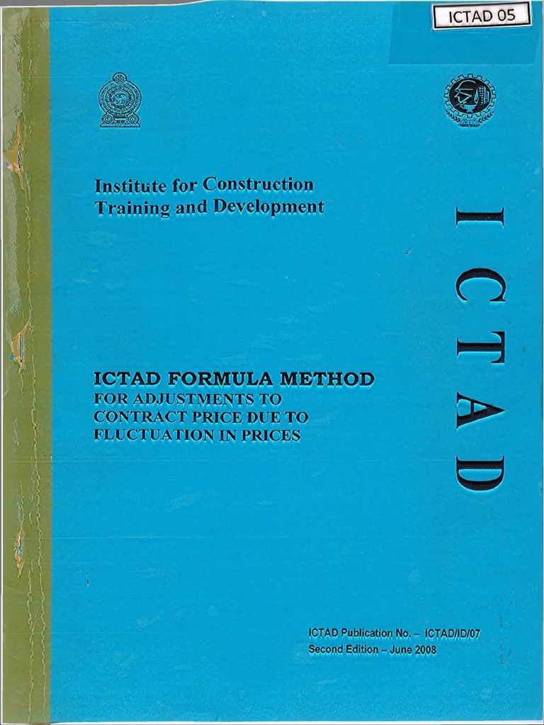 ICTAD Formula Method PDF | PDF