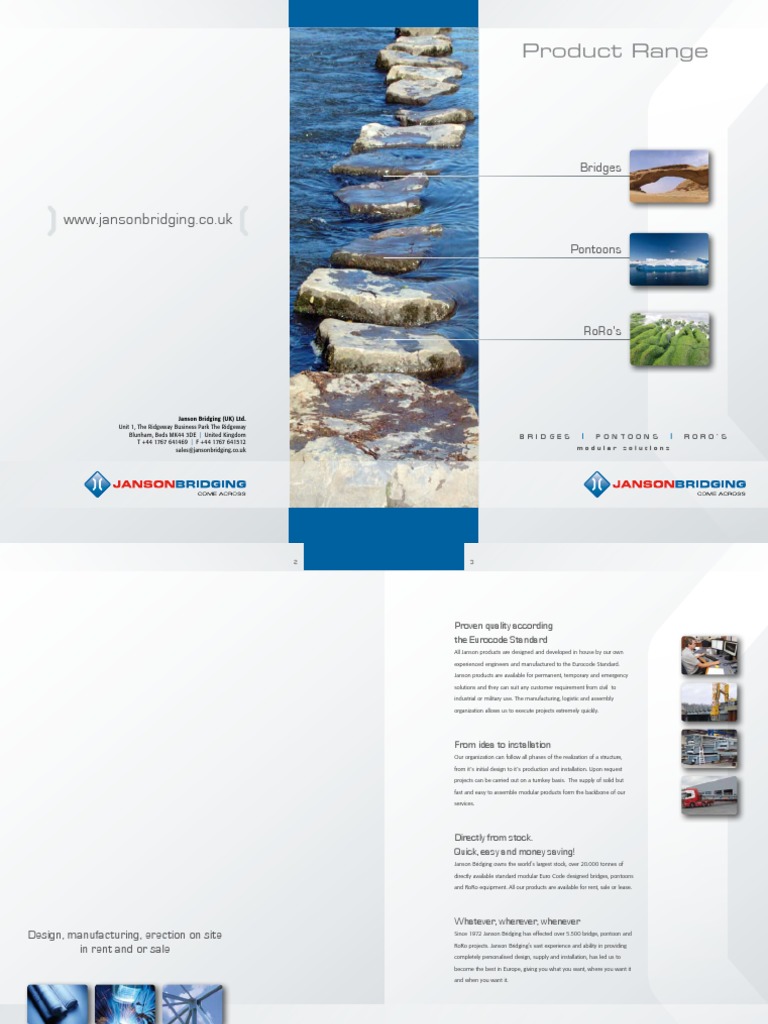 ENG - Janson Bridging Product Range Brochure | PDF