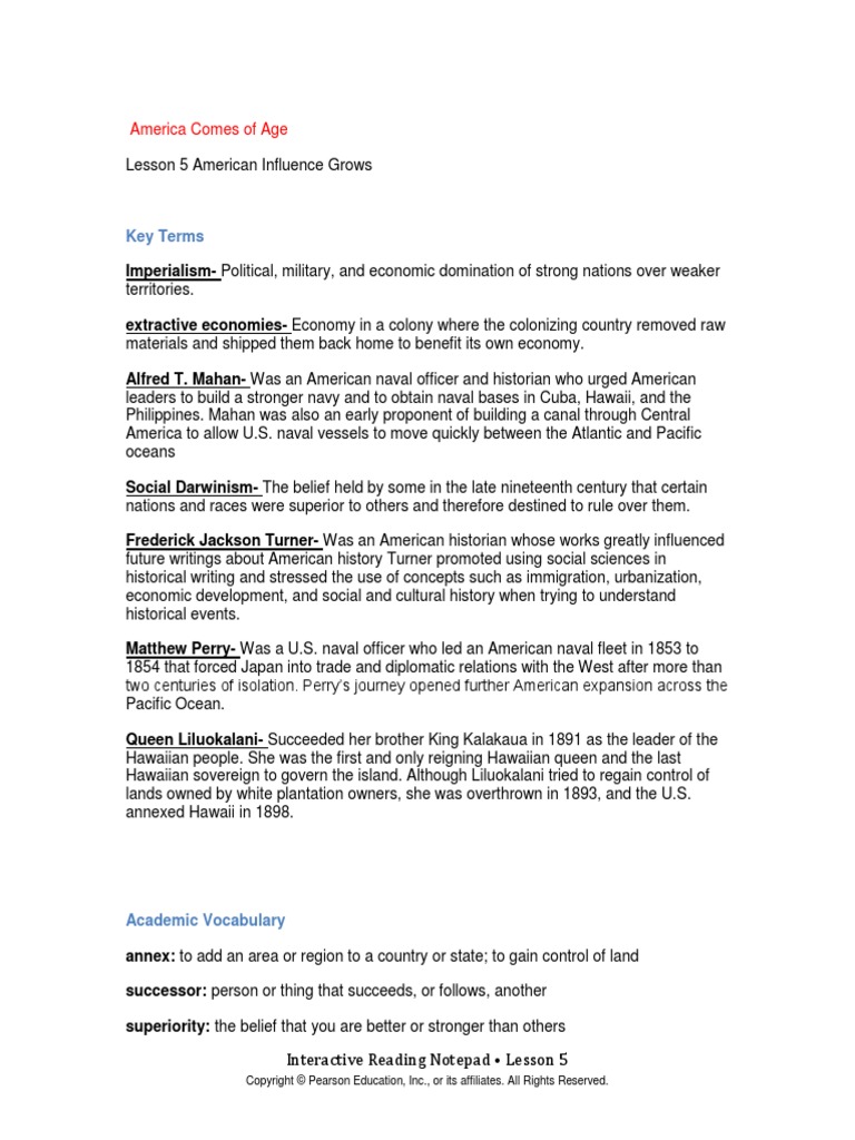 Guided Reading Topic 4 Lesson 5-1 | PDF