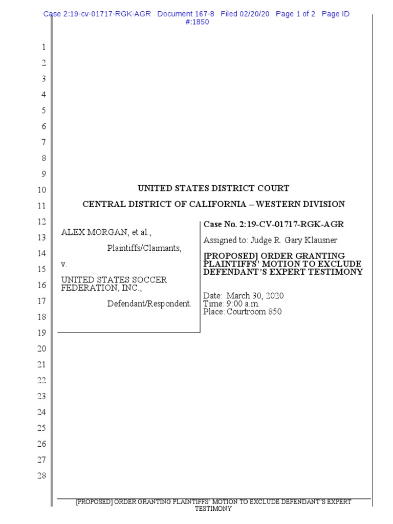 Motion To Exclude | PDF