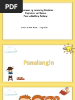 Uri NG Pang-Abay (Panggaano, Panang-Ayon, Pananggi, Pang-Agam) | PDF