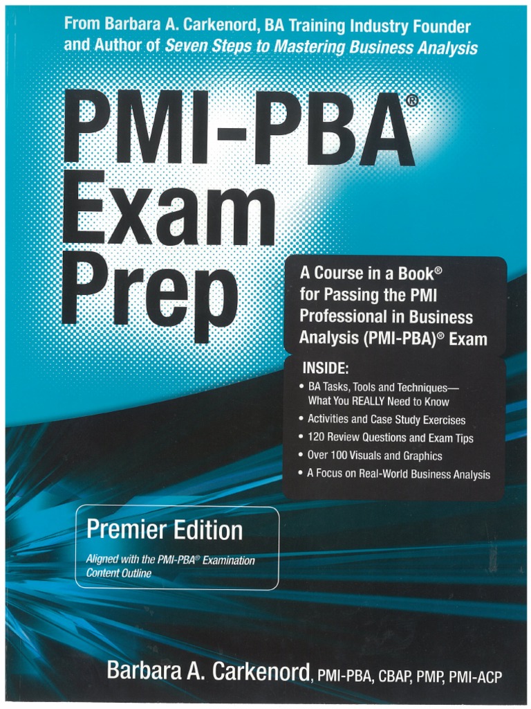 PMI-PBA Exam Prep - Premier Edition PDF | PDF