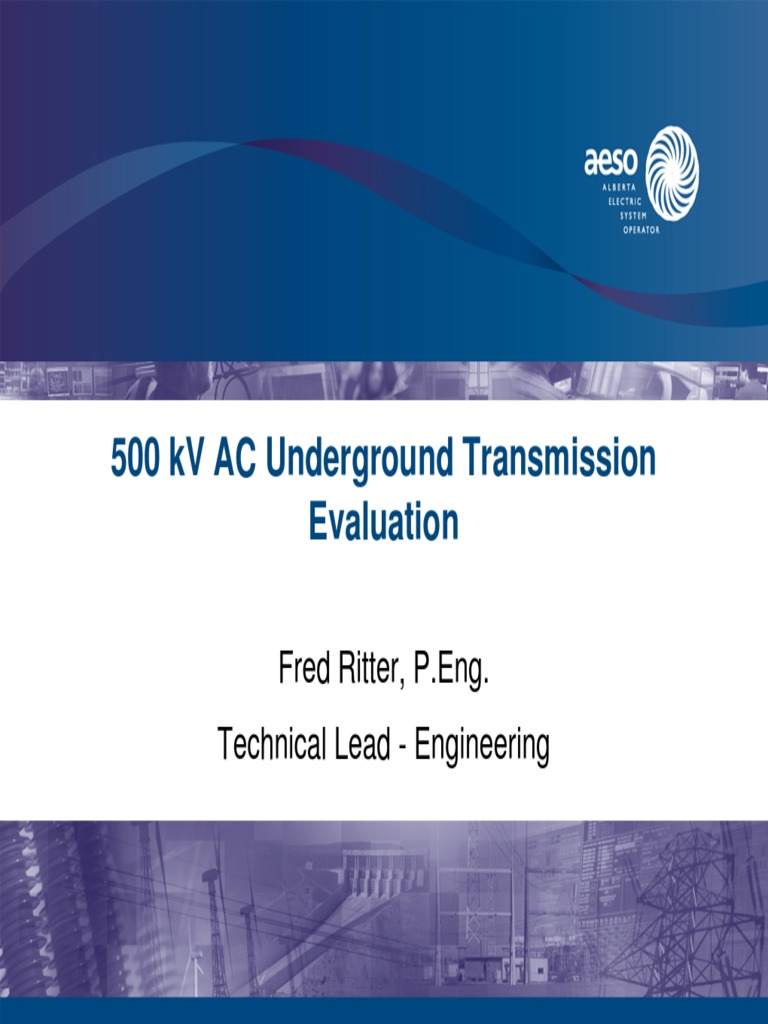 500kV AC Options For Alberta System | PDF