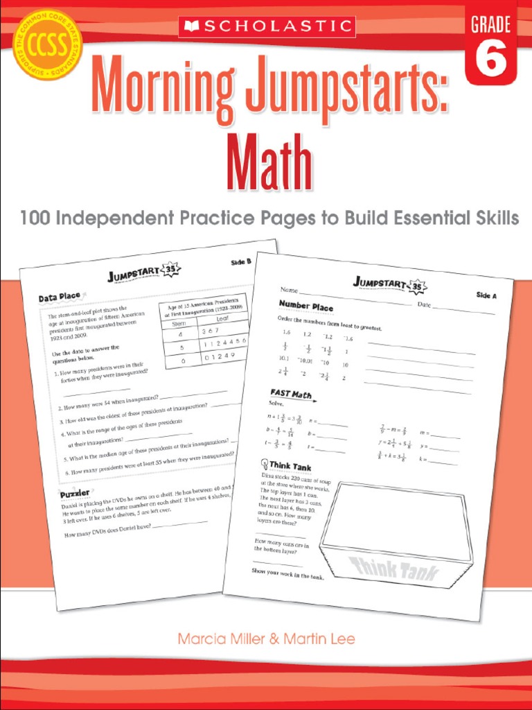 Morning Jumpstarts 6 PDF | PDF