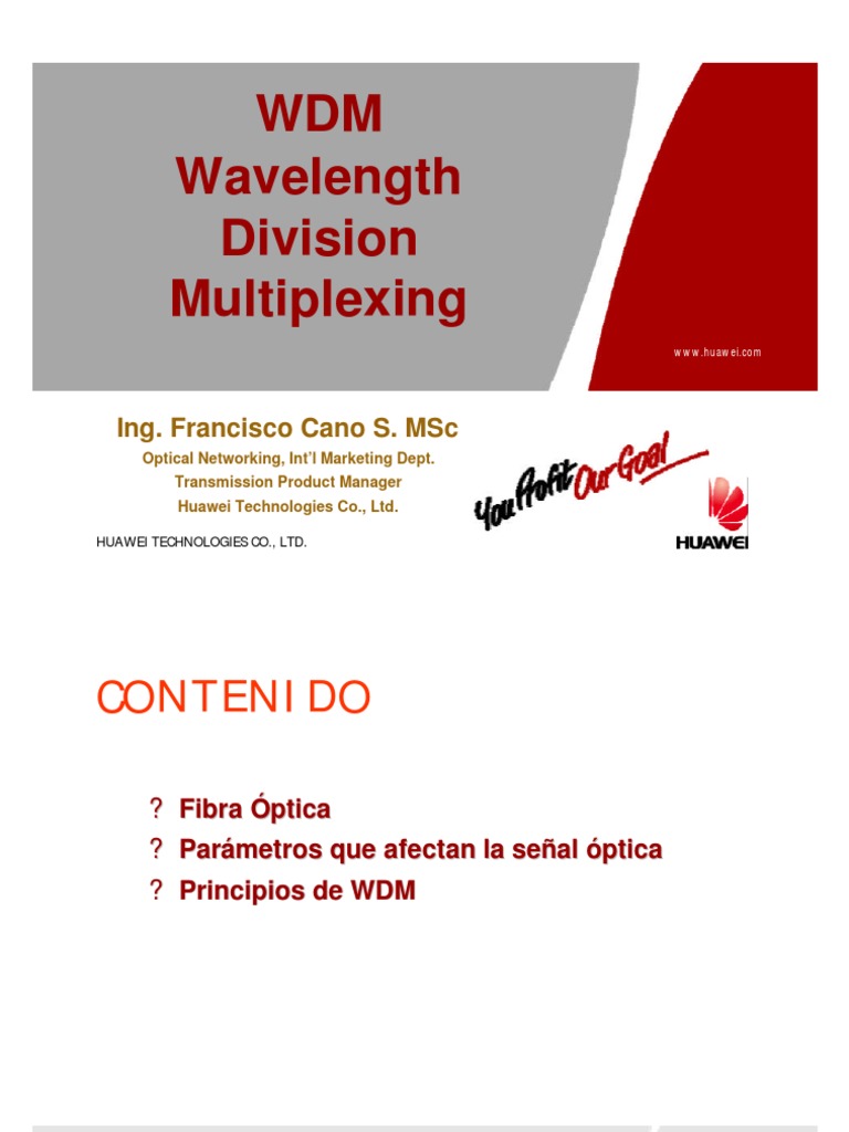 Huawei Ok WDM and NG WDM Gye 1 PDF | PDF