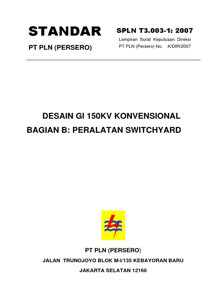 SPLN Design Gi Konvensional 19 Nov PDF | PDF