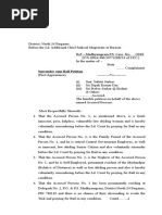 Anticipatory Bail Format To Be Filed Before The High Court | PDF | Bail ...