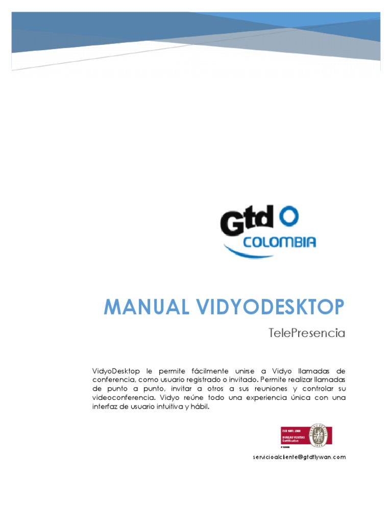 TP. Manual VidyoDesktop Usta PDF | PDF