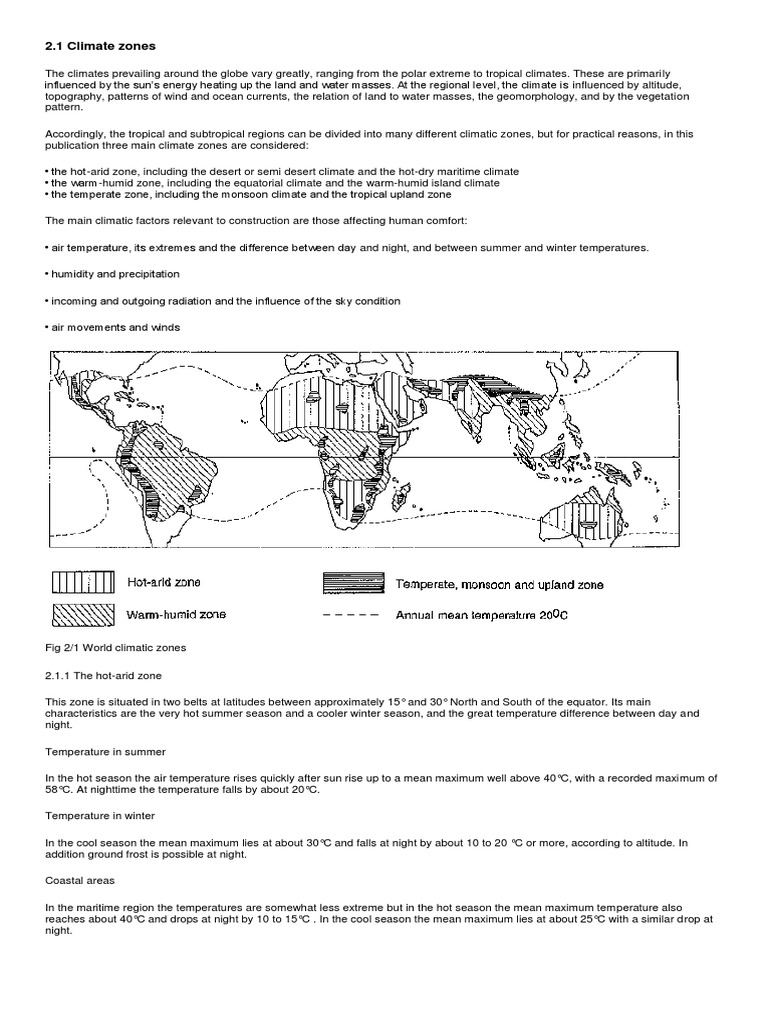 Climate Zones | PDF