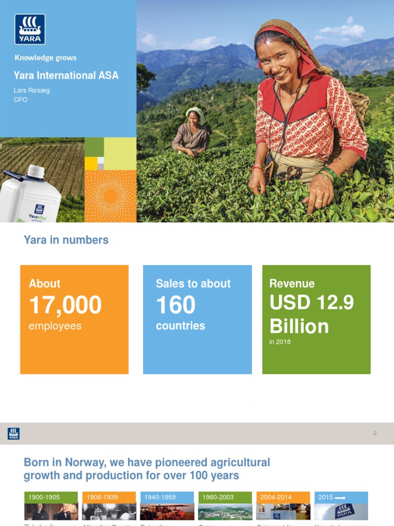 Yara International ASA: 2018 Overview | PDF