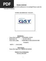 Summer Internship Project Report (GST) | PDF | Value Added Tax | Taxes