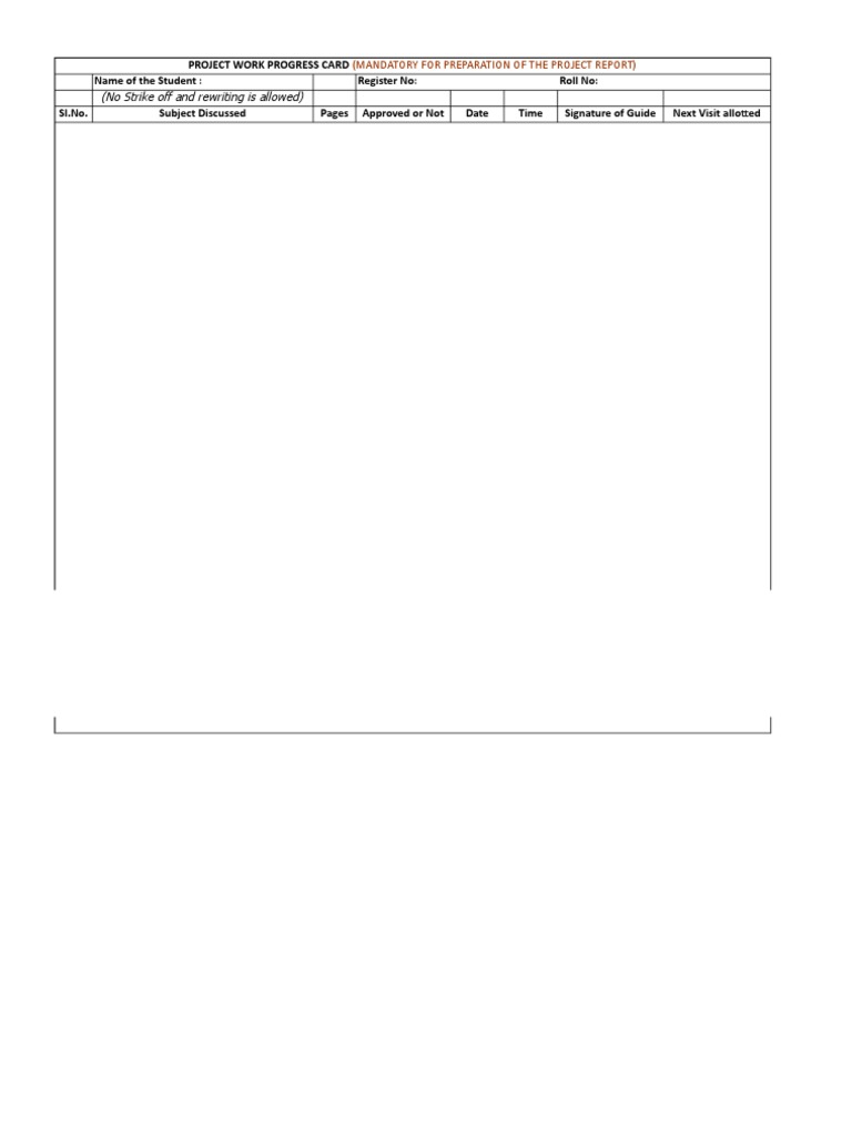 Project Work Progress | PDF