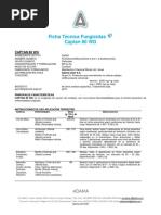 Ficha Técnica - CAPTAN 50 WP | PDF | Agua | Plantas