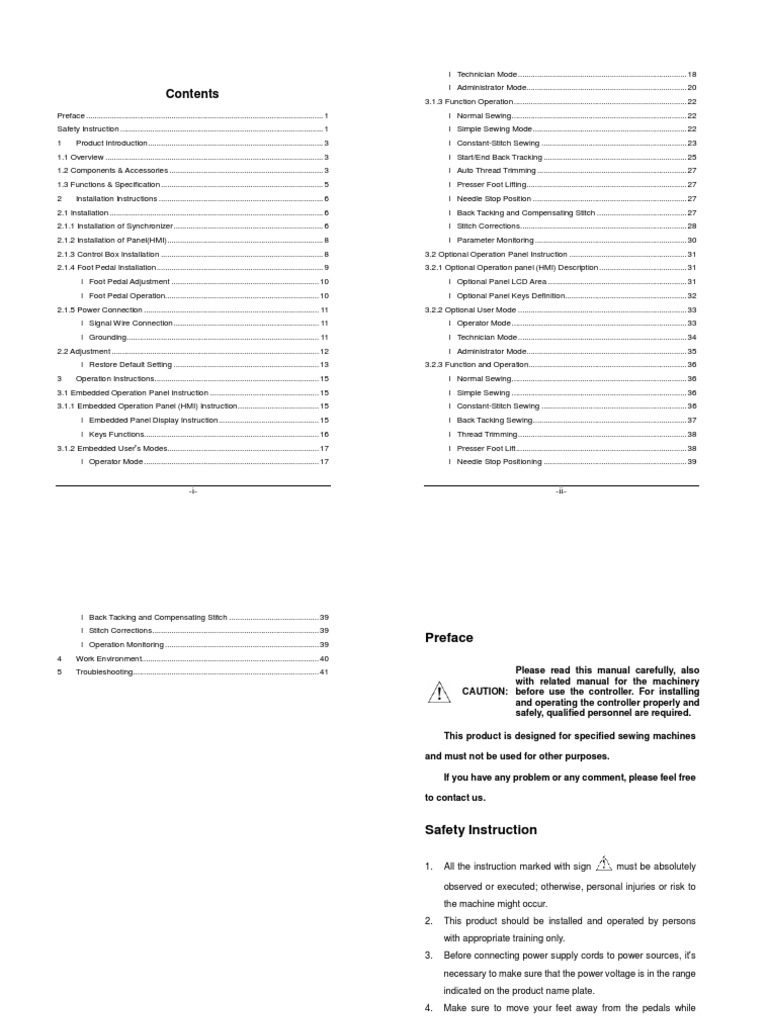 Installation, Operation and Troubleshooting Manual for an Industrial ...