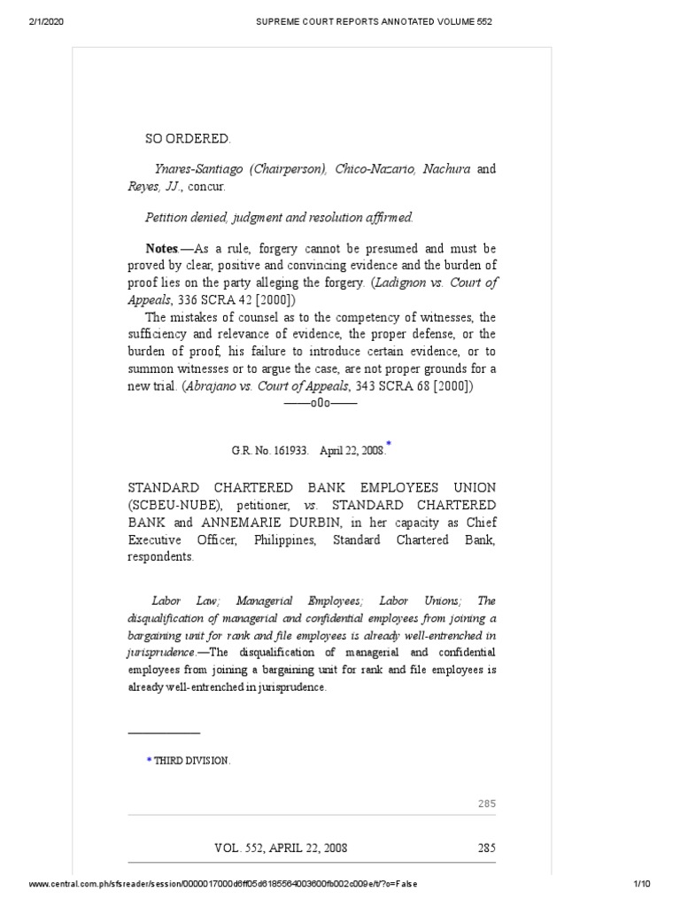 11 Standard Chartered Bank Employees Union VS Standard Chartered Bank ...