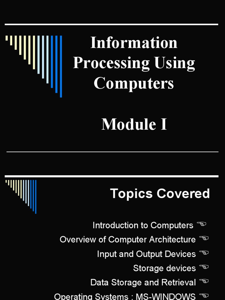 IPC Module I | PDF | Operating System | Computer Data Storage