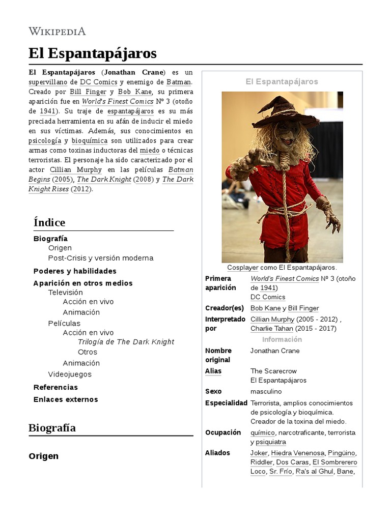 El Espantapájaros | PDF | Libros para adolescentes