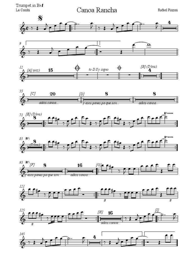 Canoa Rancha Trumpet in Bb1 | PDF