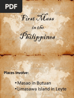 Evidences of The First Mass in The Philippines in Masao, Butuan | PDF