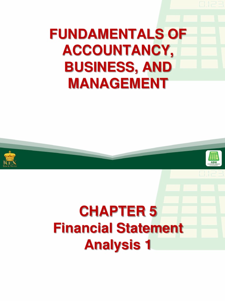 5 Financial Statement Analysis 1 | PDF | Financial Statement Analysis ...