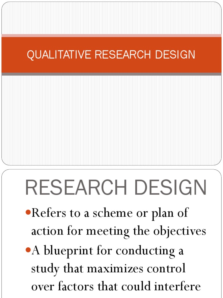 Qualitative Research Design | PDF | Research Design | Qualitative Research