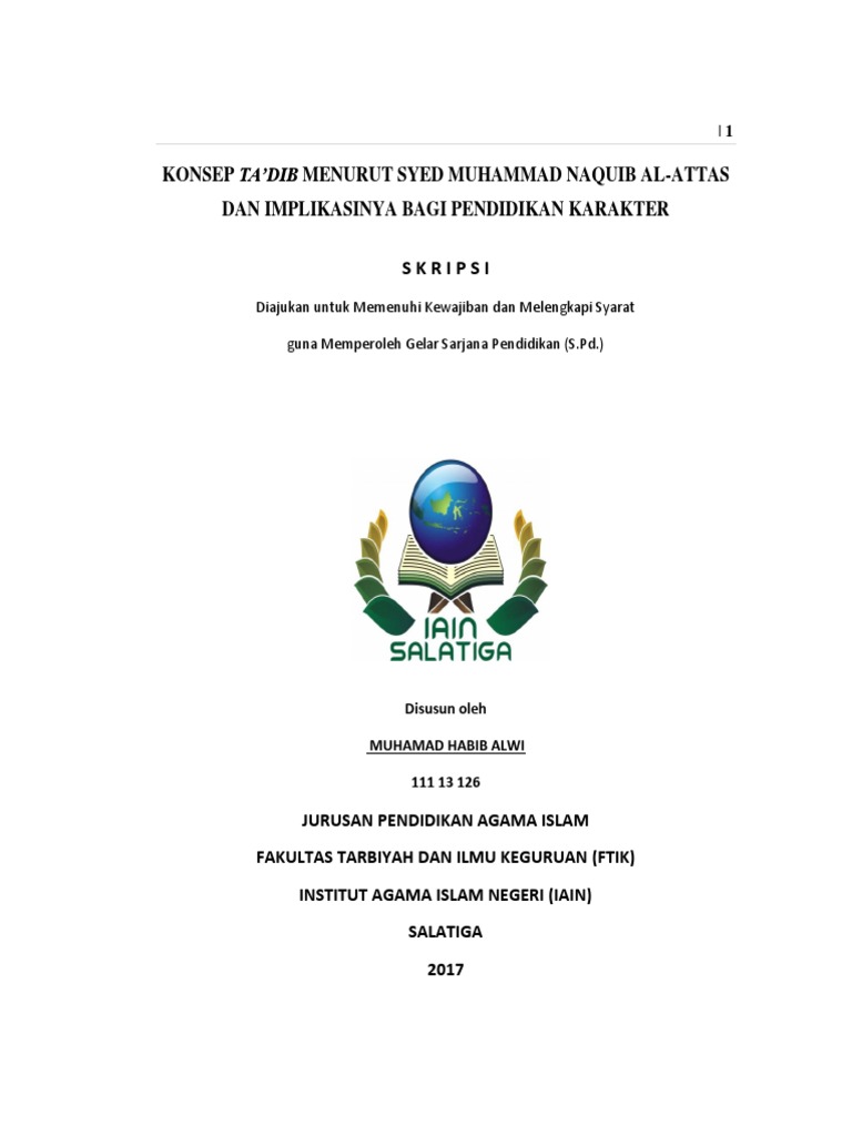 Konsep Ta'dib Menurut Syed Muhammad Naquib Al-Attas Dan Impl PDF | PDF