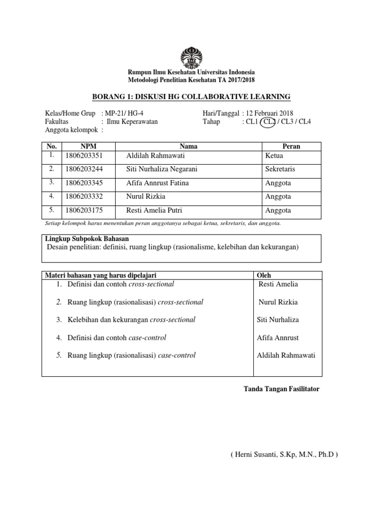 Borang CL-2 - HG 4 - MP-21 | PDF