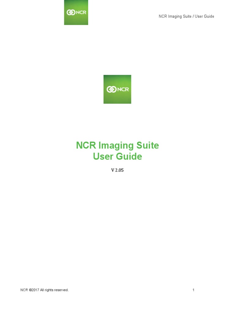 NCR Imaging Suite User Guide - 4.0.0.3 | PDF | Booting | Microsoft Windows