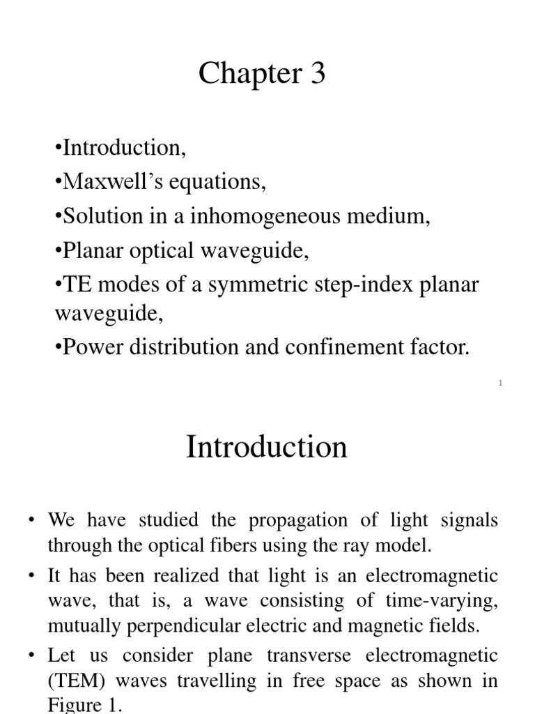 Chapter 3 | PDF | Waveguide | Waves