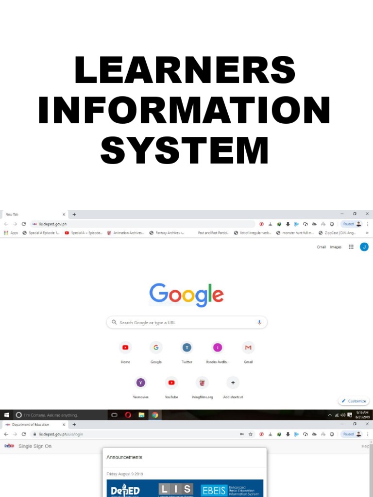 Learners Information System | PDF