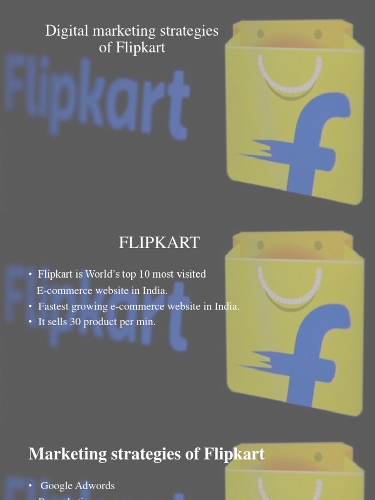 Flipkart's Digital Marketing Strategies | PDF