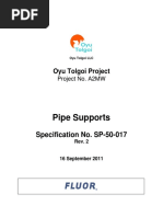 Pipe Support Span Standards and Charts | PDF | Pipe (Fluid Conveyance ...