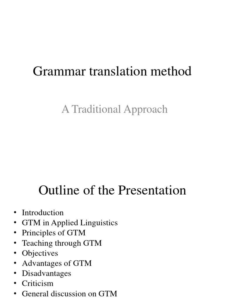 GTM | PDF