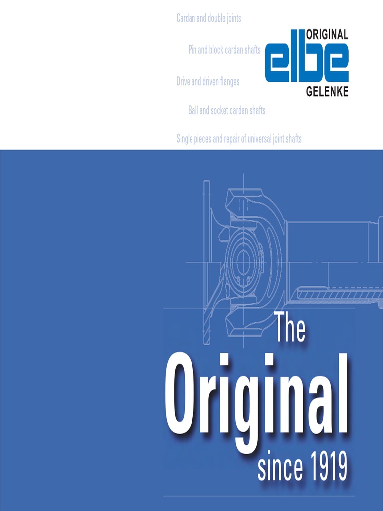 Elbe Universal Joint Drive Shafts | PDF