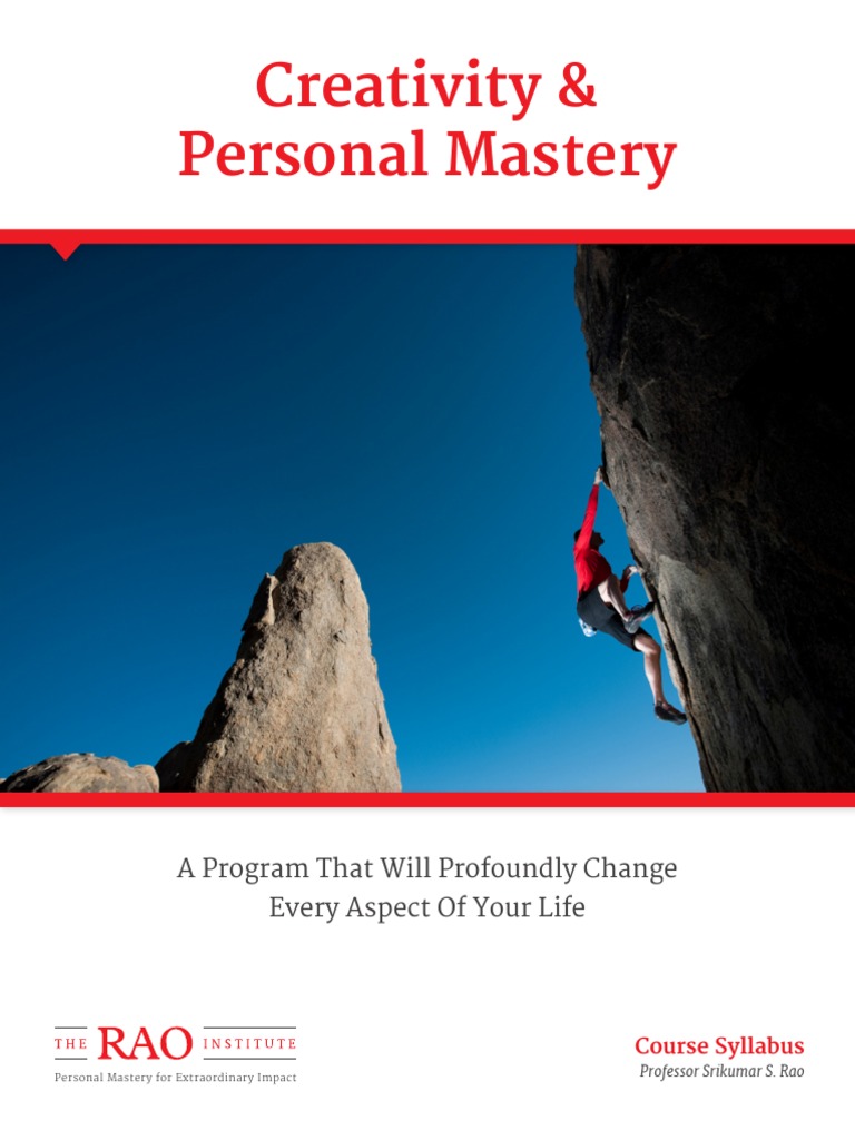 Creativity and Personal Mastery Course PDF | PDF