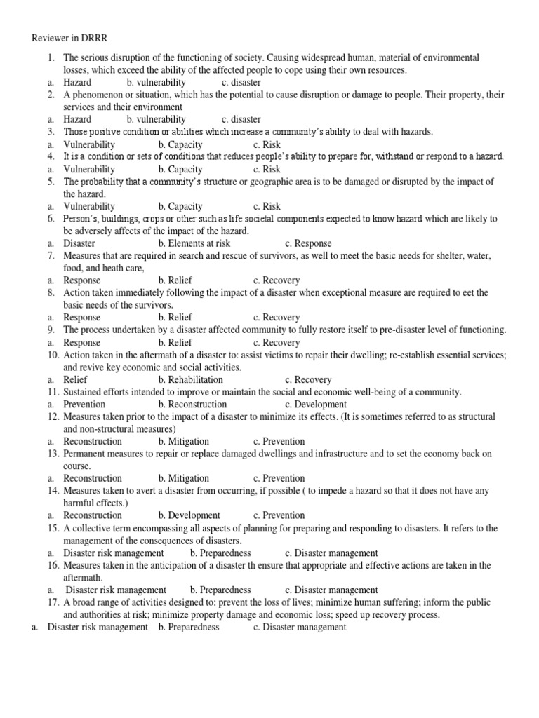 Reviewer in DRRR | PDF