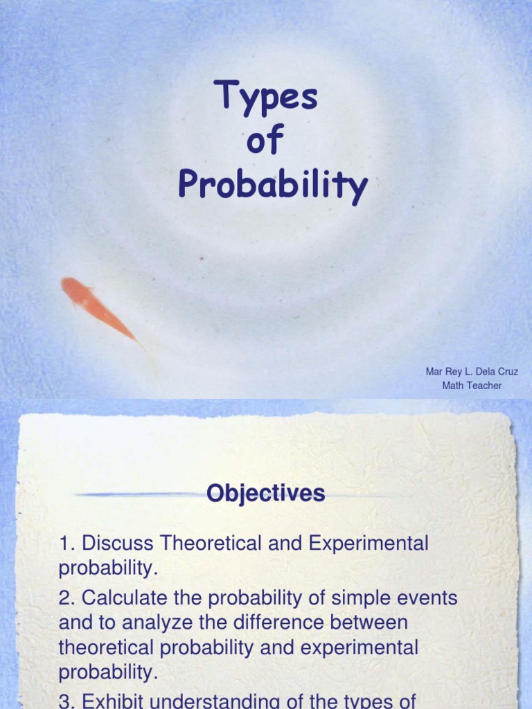 Experimental Vs Theoretical Probability Powerpoint | PDF