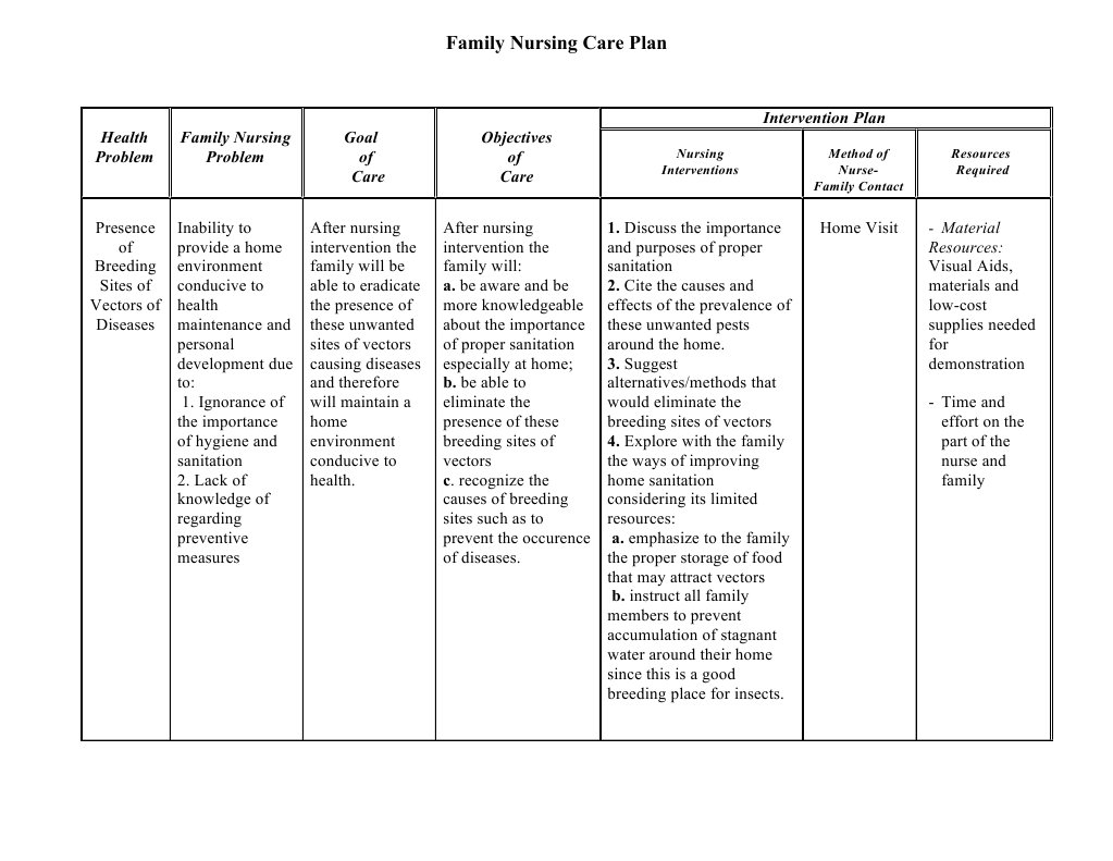 Family Nursing Care Plan | PDF | Health Care | Nursing Family Nursing Care Plan | PDF | Health Care | Nursing