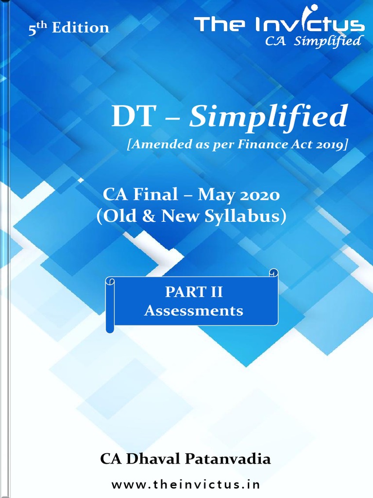 DT Simplified Part II Jan2020 | PDF