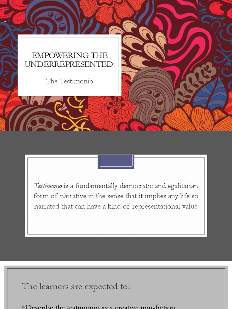 Empowering The Underrepresented | PDF