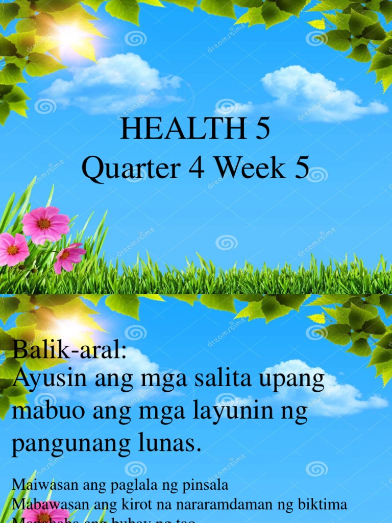 Health 5 Panuntunan NG Pangunang Lunas | PDF