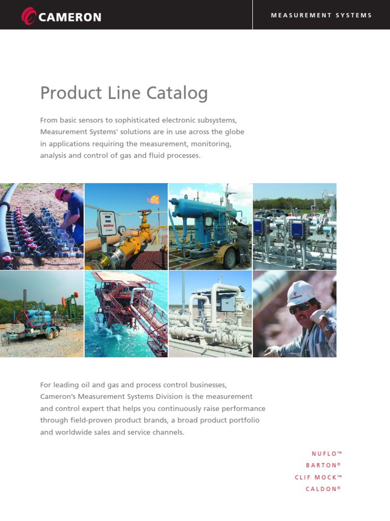 Cameron - Barton Tecnova Product Line Catalog - 2010 PDF | PDF