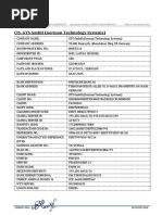 Cis of Aquantus GMBH | PDF | Finance & Money Management