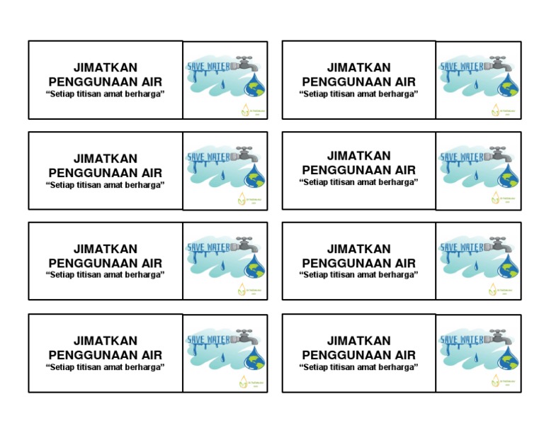 Jimatkan Penggunaan Air | PDF