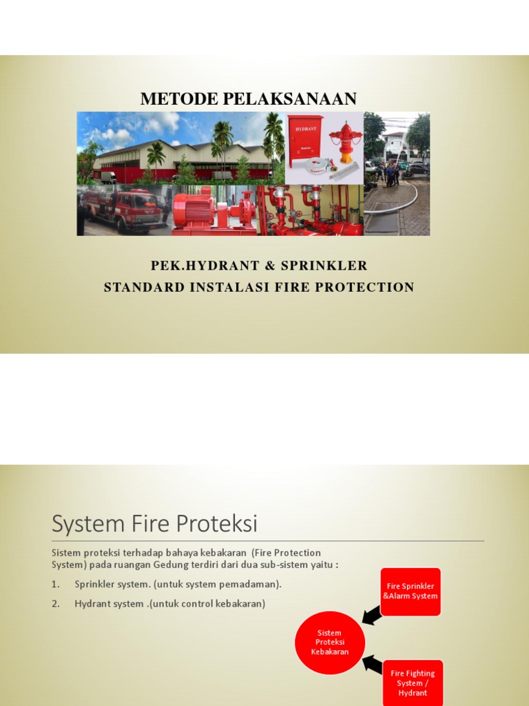 Metode Pelaksanaan Fire Protection | PDF