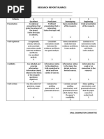 Rubrics For Proposal Defense | PDF | Argument | Thesis