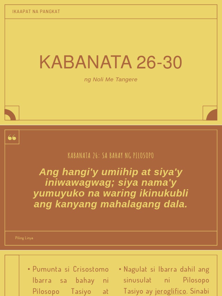 Kabanata 26-30 | PDF